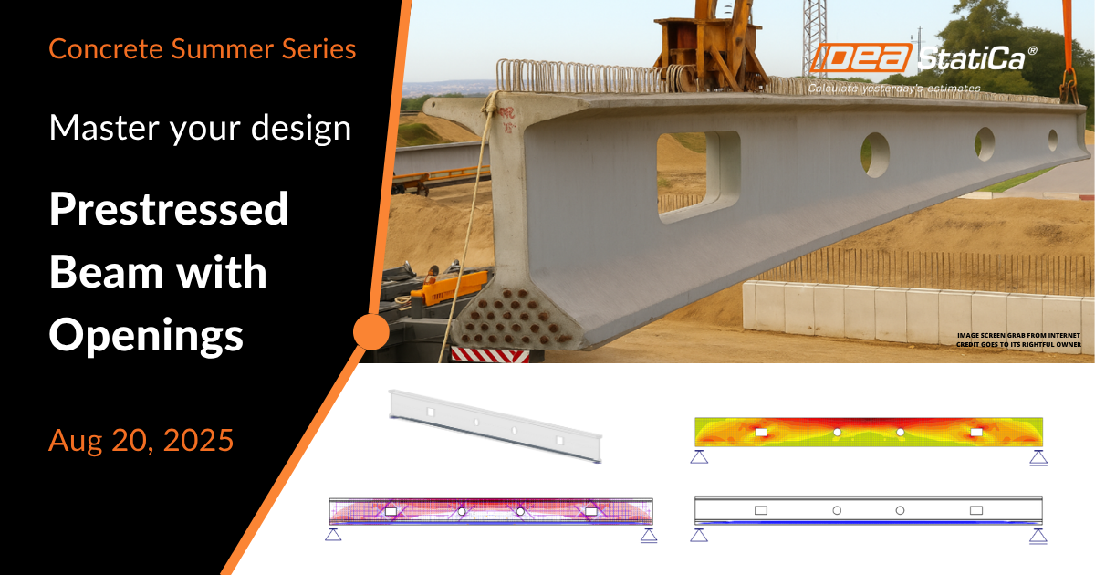 Master Your Design - Prestressed Beam with Openings | IDEA StatiCa